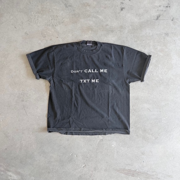 Prolific | Shirts | Dont Call Me Tshirt Embroidered Oversized | Poshmark